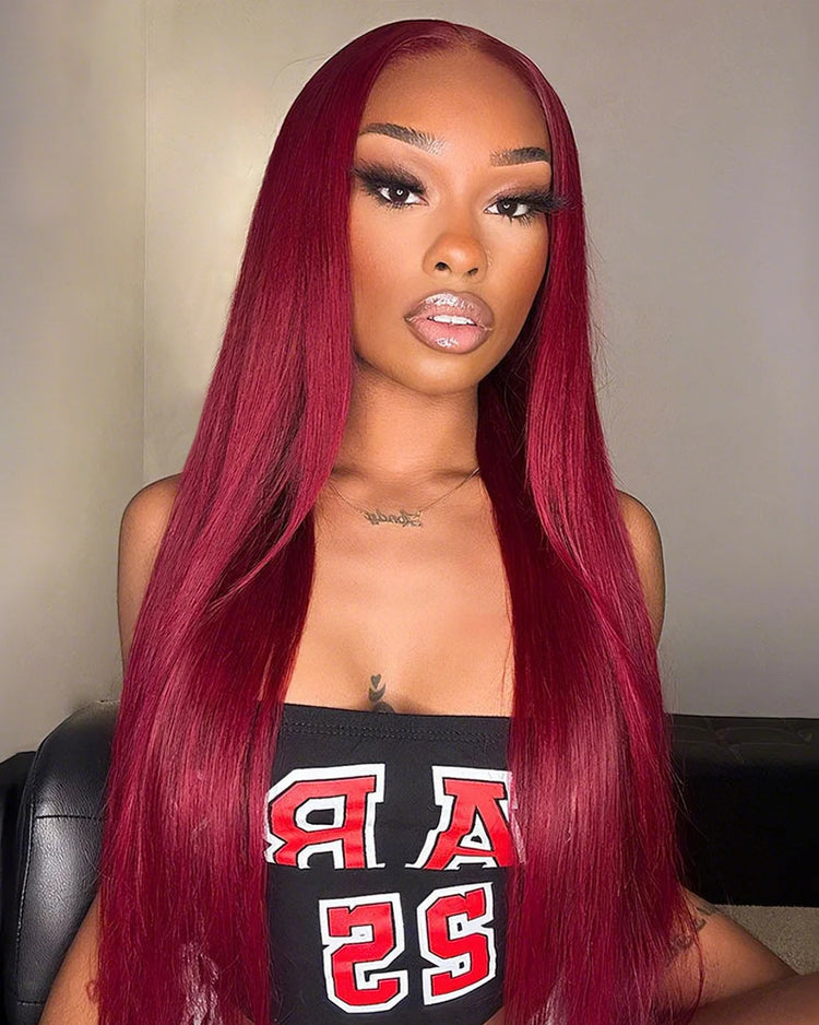 Shop Burgundy Color Wigs at Arabella Hair | Arabella Hair